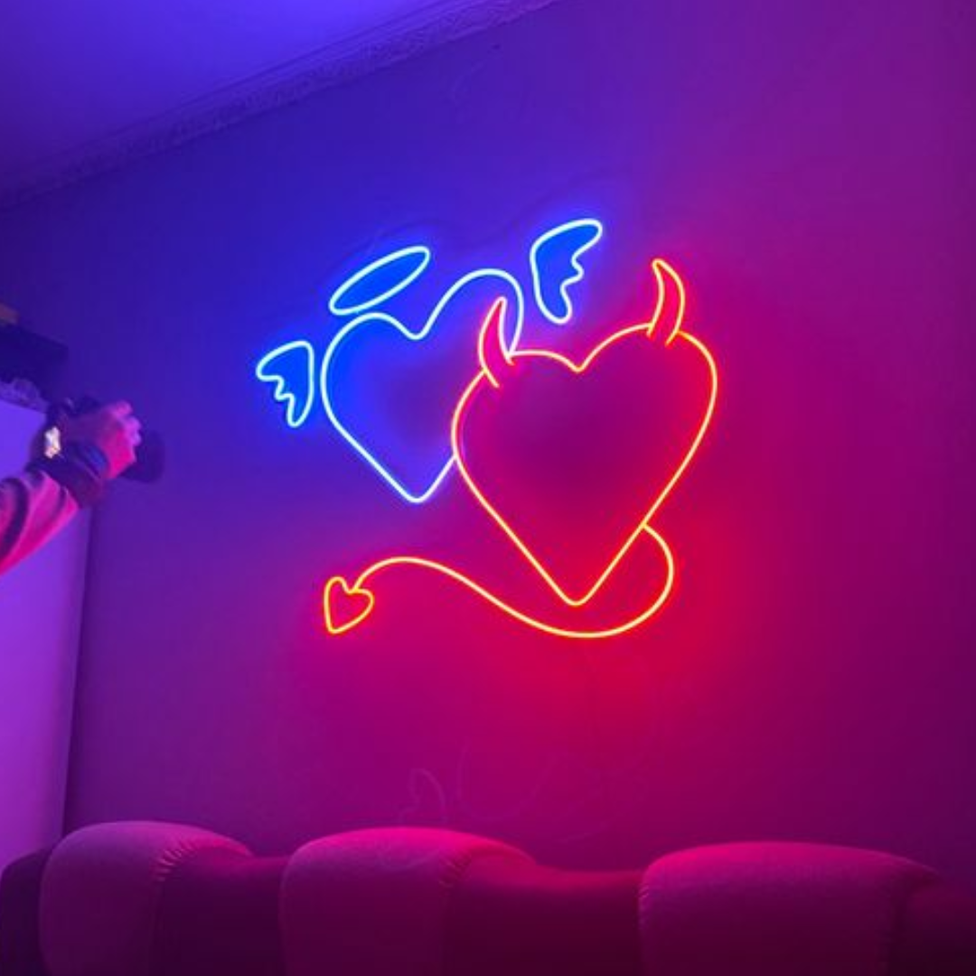 Devil & Angel Heart - Neon Mantra