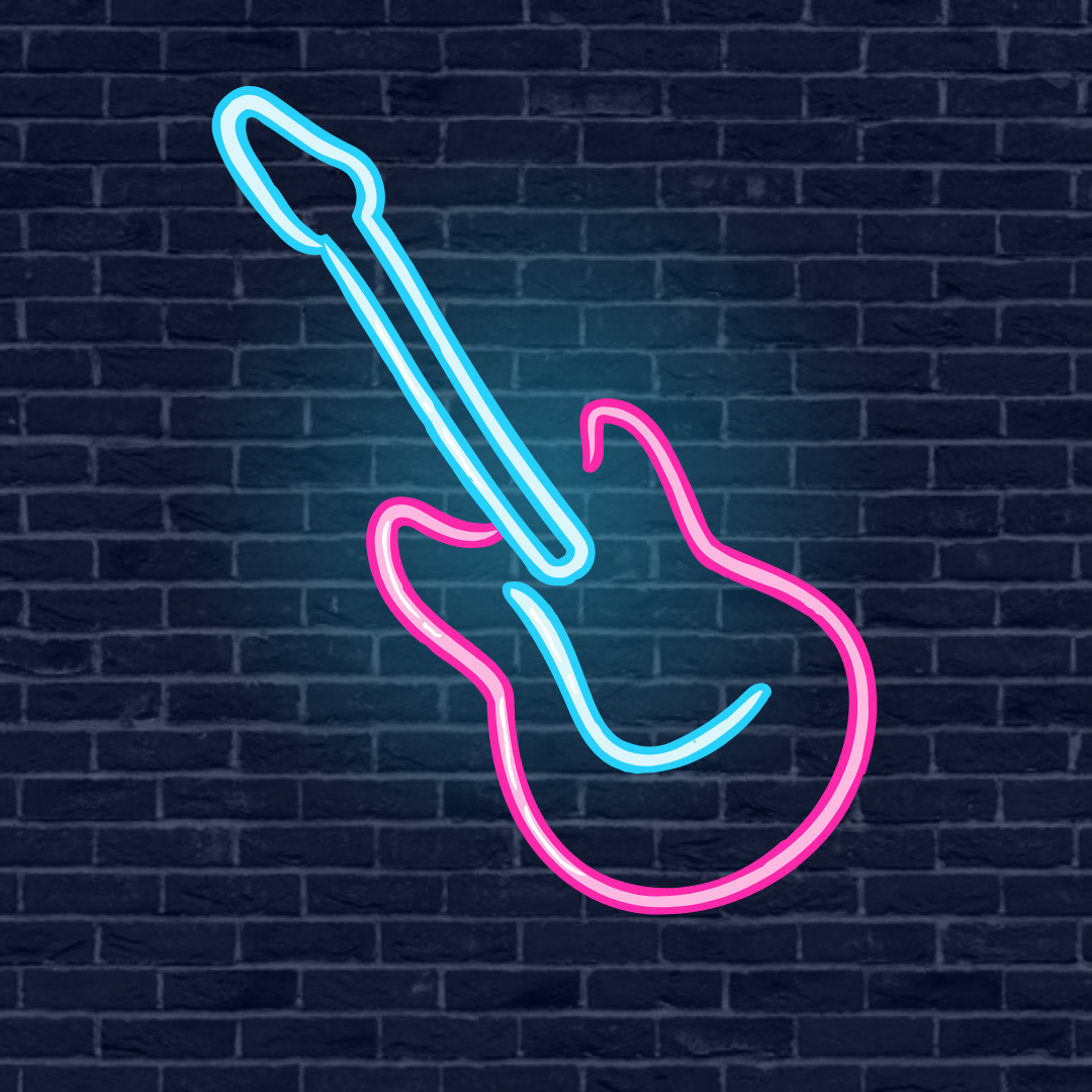 Guitar Neon Sign - Neon Mantra
