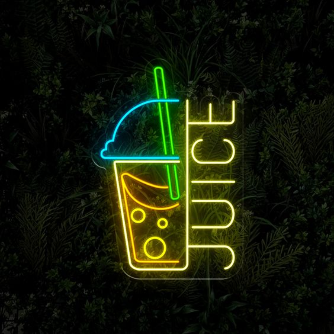 Juice Neon Sign - Neon Mantra